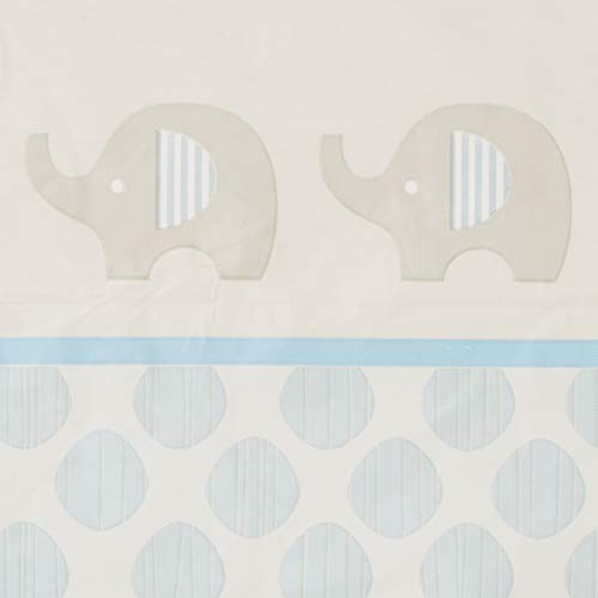 Creative Converting 316939 All Over Print Plastic Tablecover, 54 x 102, Little Peanut, Boy