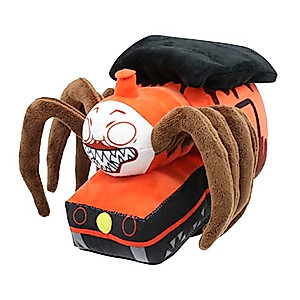 Koiernr Shovelware Brain Game Plush Fruit Plush, 10" Cute Soft Banana Pear Donut Stuffed Plushies, Game Stuffed Figure Doll for Fans Collection Gift (Red)