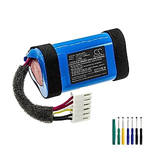 JIAJIESHI Battery 10000mAh / 37.00Wh,Replacement Battery Fit for JBL Charge 5, JBLCHARGE5BLUAM 1AA011NA, GSP-1S3P-CH4A