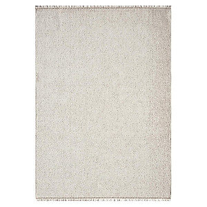 LUXE WEAVERS Stella Collection 246 Cream 8x10 Modern Abstract Area Rug