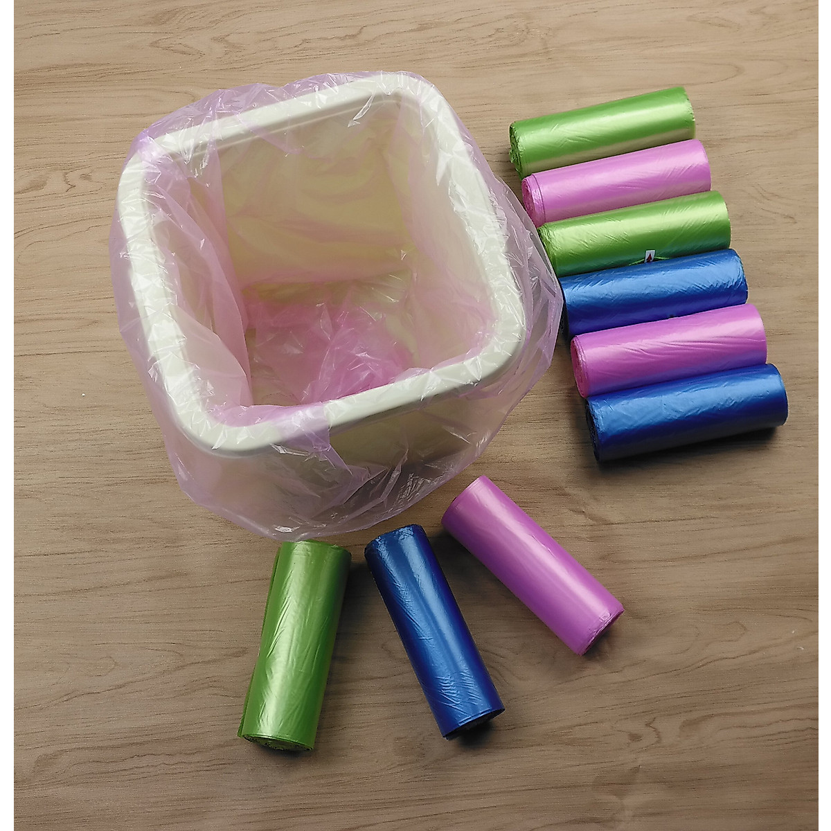 Cand 1.6 Gallon Garbage Bags, 9 Rolls/180 Counts