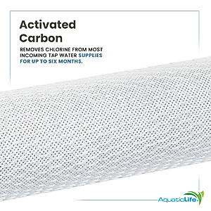 Aquatic Life 10-Inch Pre Carbon Block Replacement Filter Cartridge for RO-DI System Units for Aquarium