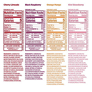 Sparkling Ice Purple Variety Pack, Flavored Sparkling Water, Zero Sugar, with Vitamins and Antioxidants, 17 fl oz, 12 count (Black Raspberry, Cherry Limeade, Orange Mango, Kiwi Strawberry)