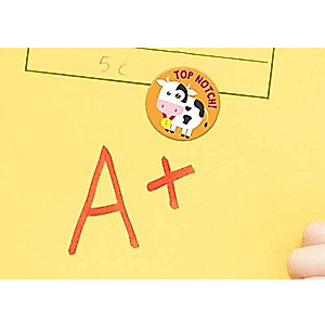 Sweetzer &amp; Orange Reward Stickers for Teachers. 1008 Stickers for Kids in 9 Designs. 1 Inch School Stickers on Sheets. Teacher Supplies for Classroom, Potty Training Stickers, Motivational Stickers