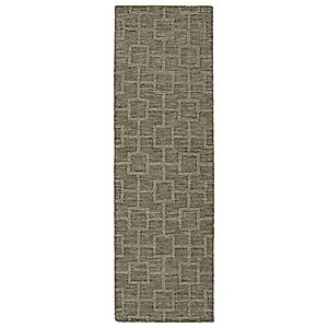 Kaleen Rugs Imprints Modern Collection IPM07-27 Taupe Hand Tufted Rug, 2'6" x 8'