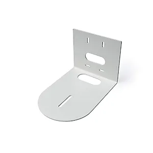 AV Brackets | PTZ Camera Universal Mounting Bracket Compatible with | HuddleCam | PTZOptics | Small Universal | White | HCM-1