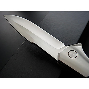 Eafengrow EF6 Folding Knives 5.2 inch Closed Knife 9Cr18Mov Blade Knife G10 Steel Handle Ball Bearing Outdoor Camping Knife