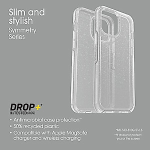OtterBox iPhone 13 Pro Max & iPhone 12 Pro Max (Only) - Symmetry Clear Series Case - STARDUST - ultra-sleek - wireless charging compatible - raised edges protect camera & screen - Non-Retail Packaging