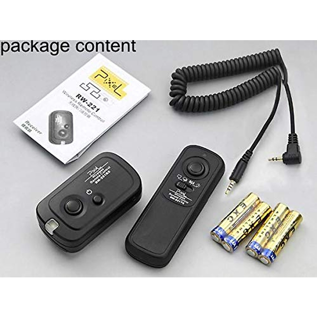 Pixel Oppilas 2.4GHz Digital Wireless Remote Shutter Release E3 for Canon, Fujifilm GFX50R, Samsung, Contax, Sigma and Hassleblad Cameras, Replaces Can RS-60E3
