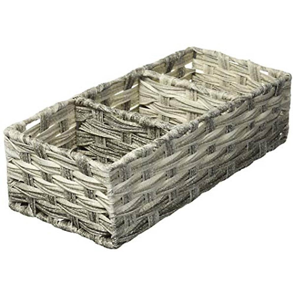 Whitmor Split Rattique Tank Topper Gray Wash