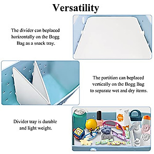 Beach Bag Divider Tray for Bogg Bag Original Accessories for Bogg Bags Suitable for BOGG BAG Large Divider Trays Bags Of 19x15x9.5inch 2 Pack