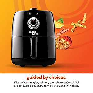 Magic Bullet MBA50100 Air Fryer, Black, 2.5 Quarts