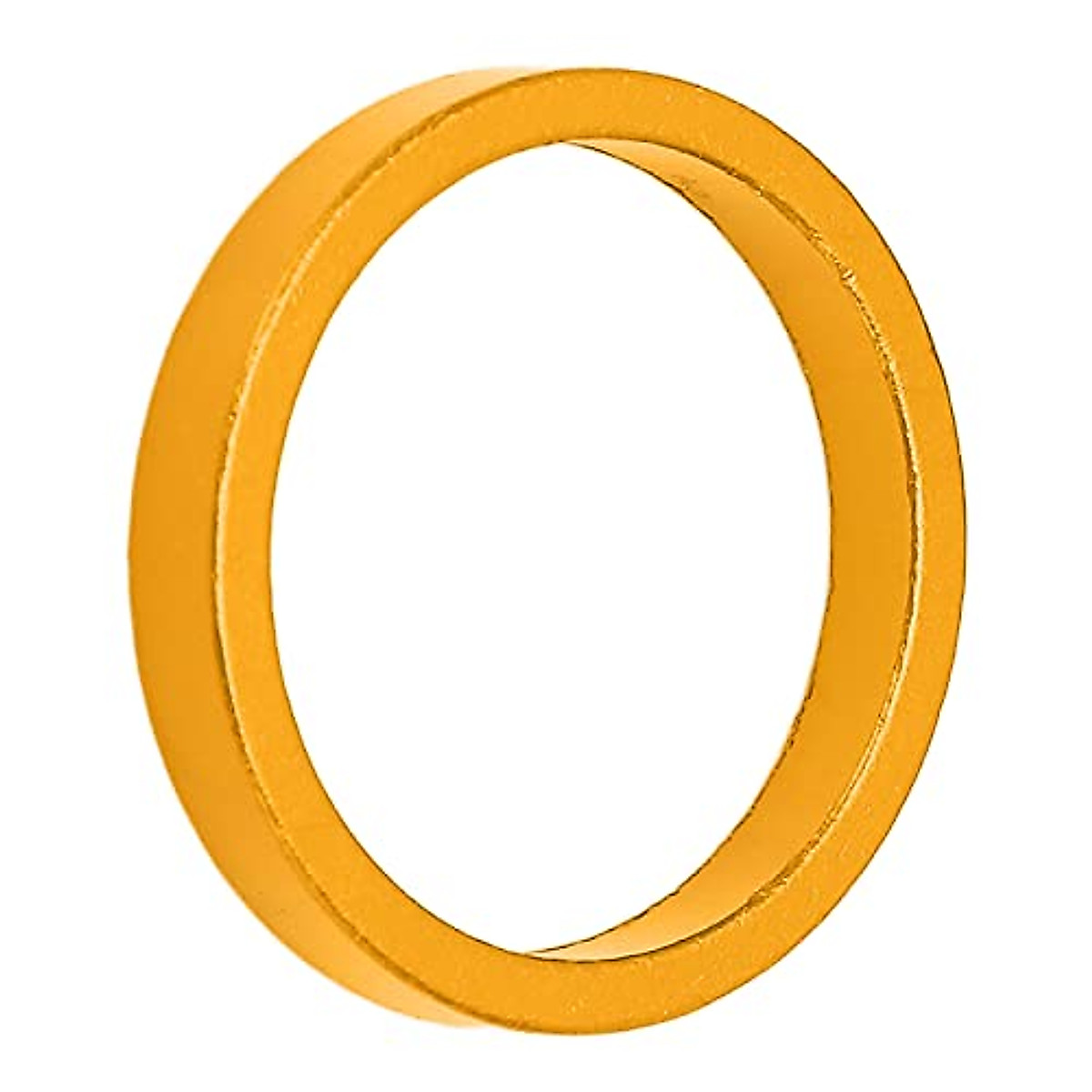 Kadimendium Bike Front Fork Gasket, Bicycle Headset Washer Aluminum Alloy Light Weight for Road Bike 28.6mm Tube(Gold)