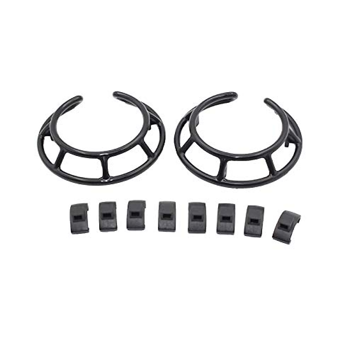 LICHIFIT Anti-Collision Protection Frame Cover Set for Oculus Quest 2 Headset Grip Handle Bumper Guard