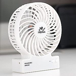 Portable Fan | Mini Fan | USB Rechargeable Desk Light Blast Fan, Tinyfish Decoration Strong Wind Mini Fan