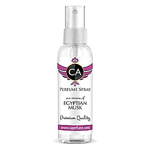 CA Perfume Impression of Emra Egyptian Musk For Women & Men Fragrance Concentrated Long Lasting Eau de Parfum Spray Refillable Glass Atomizer Bottle2 Fl Oz/60ml-X1