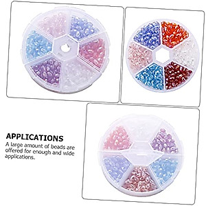 COHEALI 1 Pack Crystal Beads Bracelet Kit Beads Bracelets Beads Decorative Beads Round Beads Round Bracelet Beads Gemstone Beads Glass Beads Parts DIY Jewelry Making Accessory Necklace