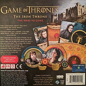 HBO Game of Thrones: The Iron Throne - The Wars to Come