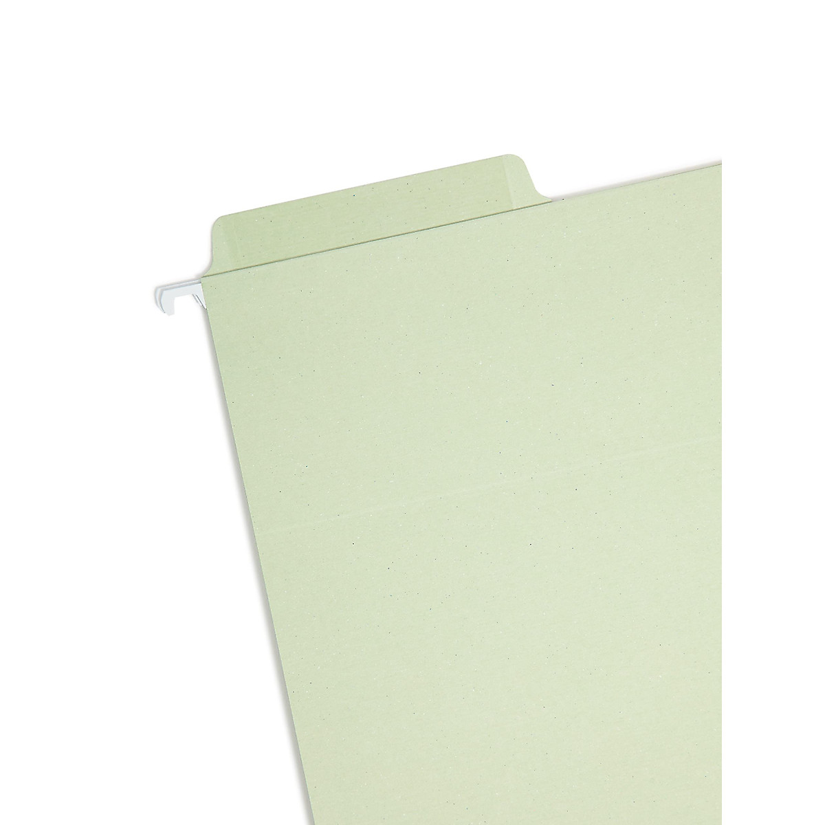 Smead Erasable FasTab Hanging File Folder, 1/3-Cut Built-in Tab, Letter Size, Moss, 20 per Box (64032)