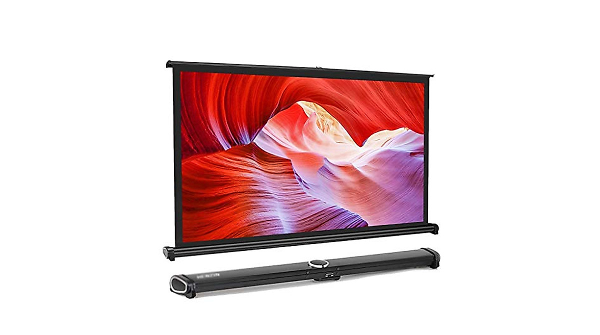 Mini 40-Inch Portable White Projector Screen for Home & Office
