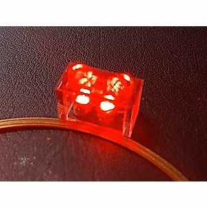 Taidacent 80mm Long Distance 5V Wireless LED Coil Inductive Coil and Ten Colorful Wireless LEDs Lights Brightness Adjustable Wireless LED Induction Wireless Charging Module