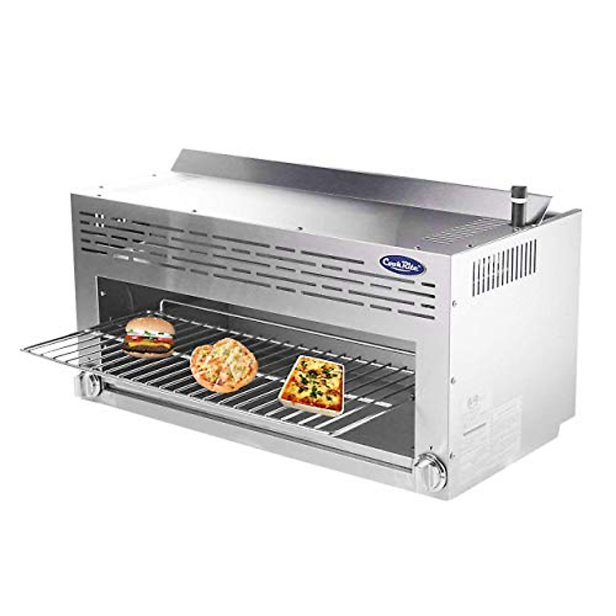 CookRite ATCM-36 Commercial Infrared Cheese Melter Natural Gas Countertop 36" - 43,000 BTU