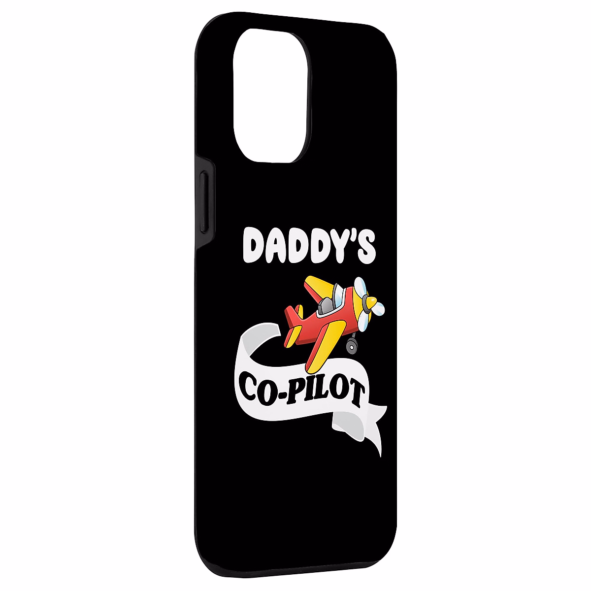 iPhone 13 Pro Max Kids Airplane humor Future Pilot Training Daddy's CoPilot Case