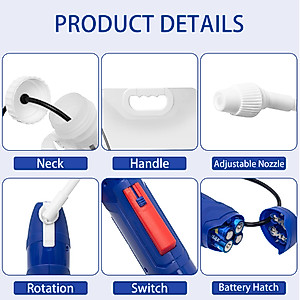 Battery Power Sprayer Operated Versatile Multi-Purpose Foldable Sprayer with 1.35 Gallon Bags for Gardening,Lawn and Disinfecting