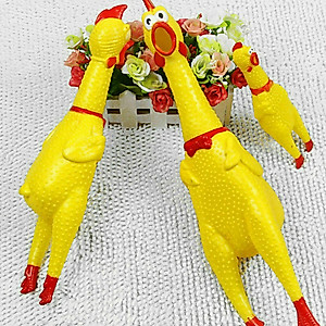DPWOUM Robber Chicken Toy for Dogs and Pets - Hilarious Squeaky Noisemaker Gadget for Endless Fun and Entertainment