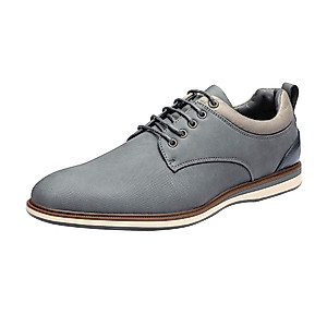 Bruno Marc Men's Grey Dress Shoes Casual Oxford LG19011M 7 M US
