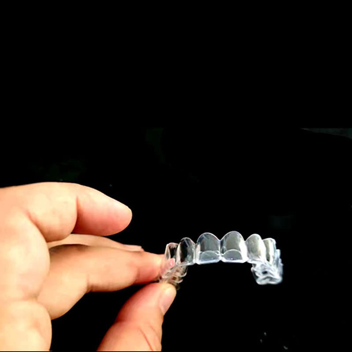 SowSmile Silicone Gel Soft Dental Oral Teeth Tooth Whitening Trays Anti Grinding Tooth Whitener Mouth Night Guard Bruxism Braces (Lower)