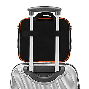 Orange Soft Travel Cross-Body Briefcase Bag Shoulder Carrying Case for MacBook Air 13-inch, Pro 13"