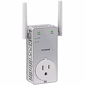 NETGEAR AC750 Wi-Fi Range Extender + Extra Outlet (EX3800-100NAS)