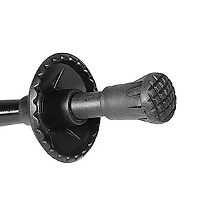 VGEBY Walking Stick Ends, 6Pcs Replacement Outdoor Trekking Hiking Pole Tip End Walking Stick Hat Cover Protector Asphalt Tip Poles Rubber Tips For Trekking Poles Ski Pole Rubber