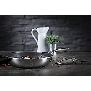 KUHN RIKON Peak Oven-Safe Non-Stick Induction Frying Pan, 8 inch/20 cm, Silver