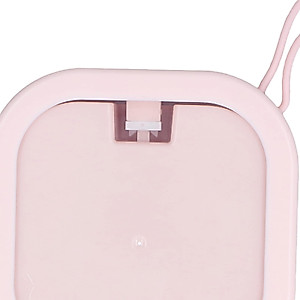 Clear ABS drawer for small transparent containers with push switch Pink