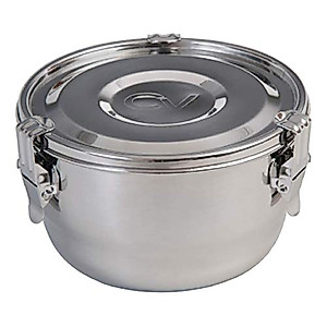 CVault Storage Container 2 Liter Stainless Steel Humidity Container