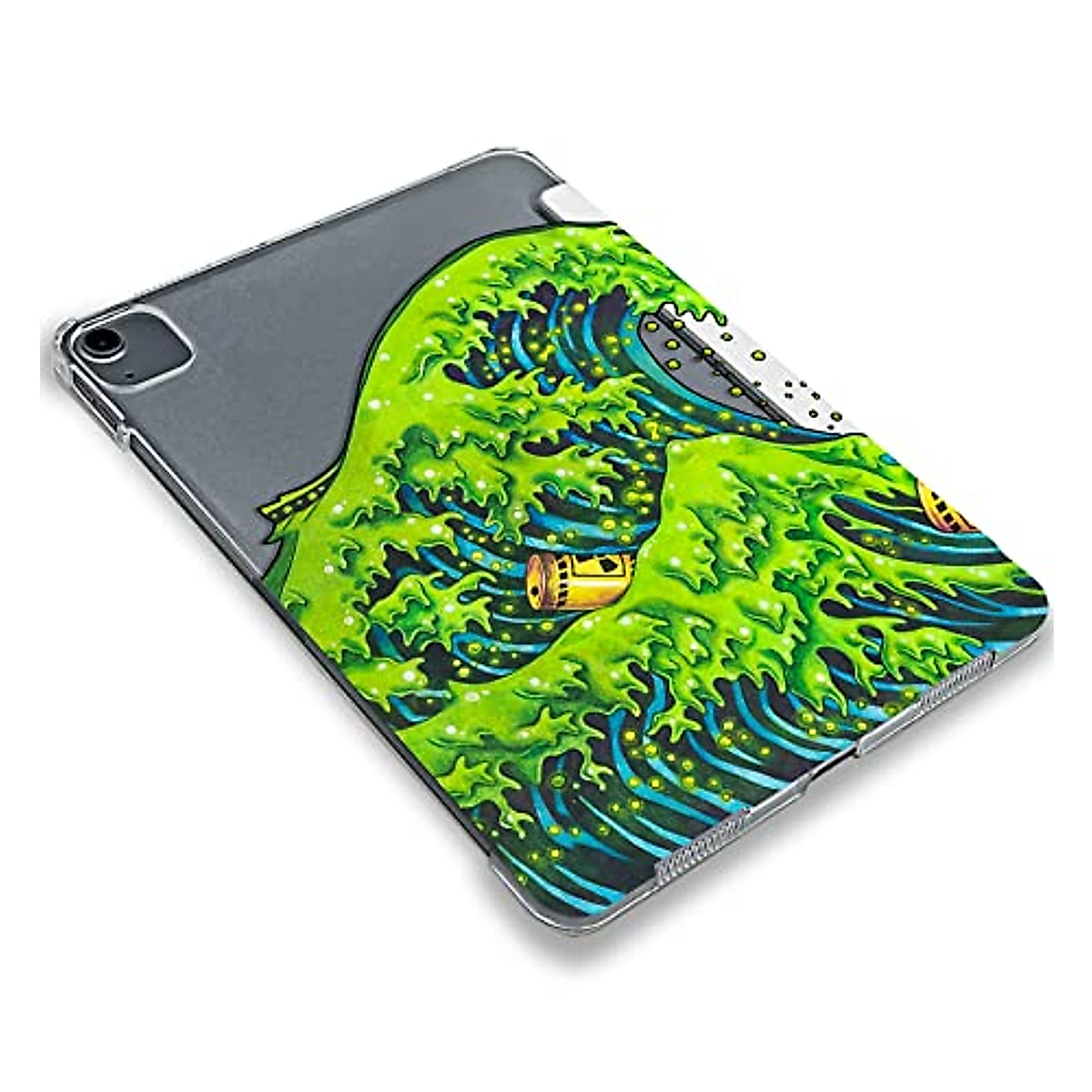 Great Wave Kanagawa Toxic case Compatible with iPad Mini Air Pro 7.9 8.3 9.7 10.2 10.9 11 12.9 inch Pattern Cover New 2022 2021 Trifold Stand 3 4 5 6 7 8 9 Generation 582 (11" Pro 1/2/3 gen)