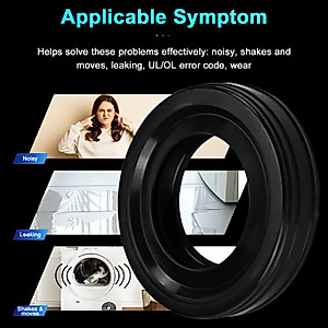 Funmit W10435302 Washer Bearing and Tub Seal Kit & W10447783 Installation Tool Replacement for Whirlpool Cabrio and Maytag Bravos XL Washers, Repair Noisy, Shaking, Leaking, UL/OL Error Issues