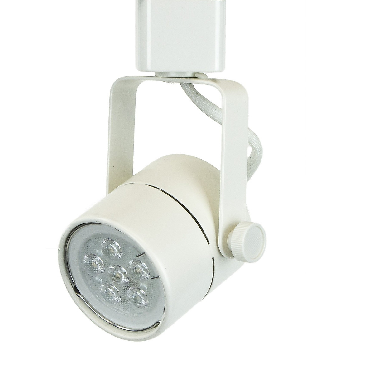 Direct-Lighting H System 3000K GU10 LED Track Lighting Head White - 3000K Warm White 7.5W LED Bulb 50154L-3K-WH