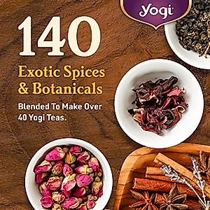 Yogi Tea Elderberry Lemon Stress & Immune Support Tea - 16 Tea Bags, 4 Packs - With Ashwagandha, Lemongrass, Licorice Root & More