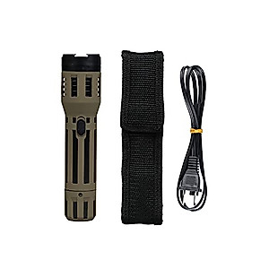 SABRE Stun Gun with LED Flashlight, Powerful Pain Inducing 1.820 µC Charge, 120 Lumens, Rechargeable Battery, Safety Switch, Includes Wrist Strap and Belt Holder