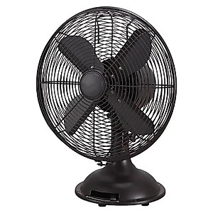 ODISU Antique style oscillating fan for a cool vintage look, suitable for office, bedroom