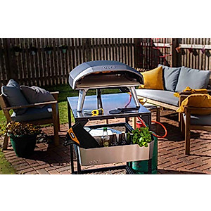 ooni Utility Box Medium – Durable Stainless Steel Utility Box - Fits onto Medium Modular Table or Used as Standalone Outdoor Kitchen Storage – Sleek Outdoor Kitchen Storage Solution