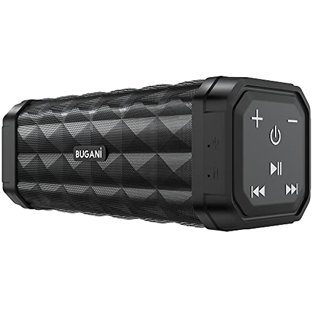 BUGANI Bluetooth Speaker M99 Portable Bluetooth Speaker 5.0, 100ft Wireless Range, Louder Volume, Stereo Sound, Amazing Bass, IPX5, Built-in Mic, Speaker for Home, Outdoors and Travel