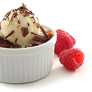 Norpro 3oz/90ml Porcelain Ramekins, Set of 6, One Size, White