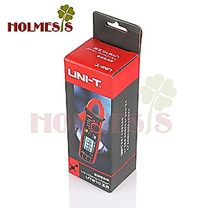 UNI-T UT210E 100A AC/DC Current Digital Clamp Meter AC/DC Voltage, Ohm, Capacitance Multimeter with 1mA Resolution of AC/DC Current(2A)