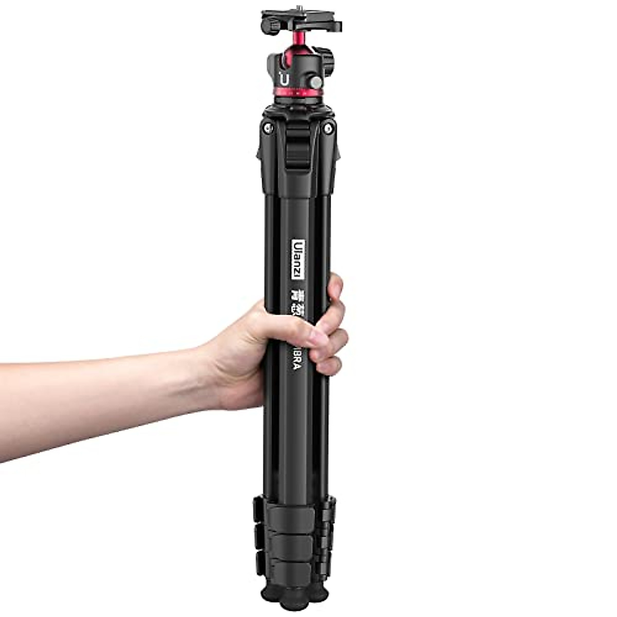 ULANZI MT-55 Ombra Travel Tripod, 62.2" Professional Camera Video Tripod, Aluminum Tripod W/ 360° Ball Head&Quick Release Plate, Max Load 17.6 LB for Nikon Canon DSLR Camcorder, Phone Holder Included