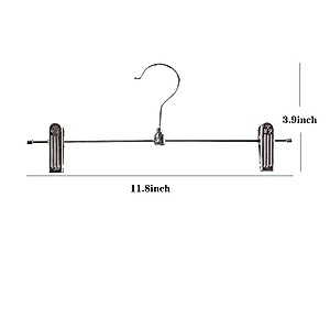 Lpdphanxfkx 10 Pcs Shoe Rack Clip, Pants Hangers, Adjustable Multifunctional Metal Pants Hangers, Travel Laundry Hanging Clip for Shoe Hat Clothes Jeans Clip