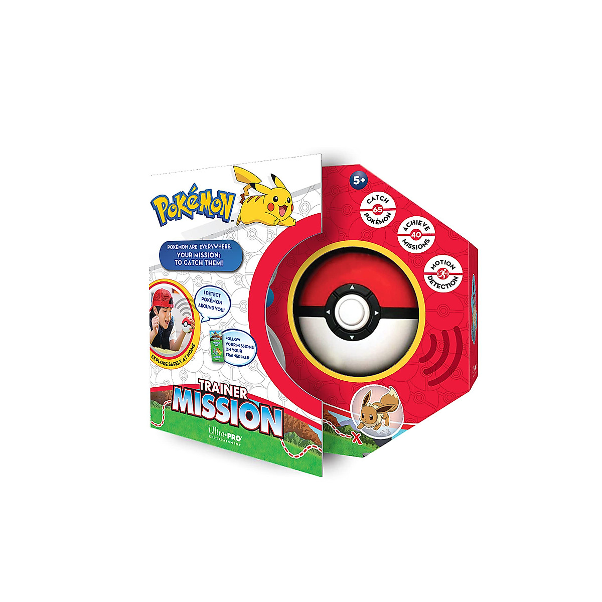 Ultra Pro Pokémon Trainer Mission Toy - Interactive Poké Ball Guessing Game, Fun for Family & Friends, Explore with Pokeball Toy, Learn & Catch Pokémon, Perfect for Board Game Enthusiasts
